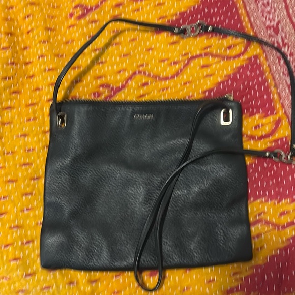 Coach | Bags | Vintaga Black Leather Coach | Poshmark